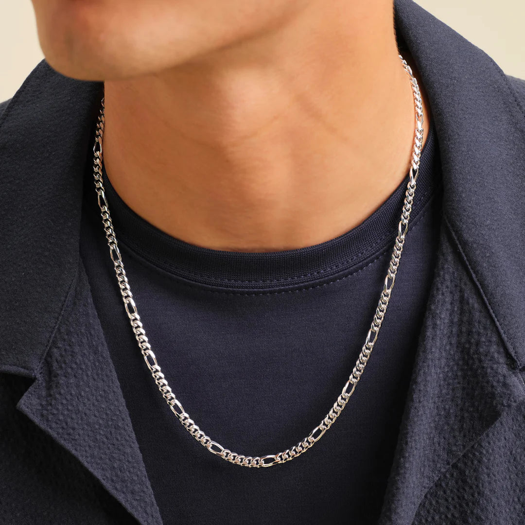 Imperial Timeless Figaro Silver Chain 5mm – The Silver Essence