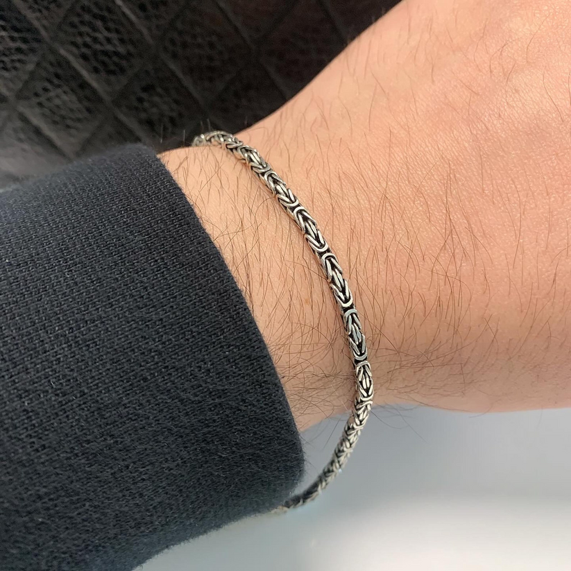 Roman Silver Bracelet For Men – The Silver Essence