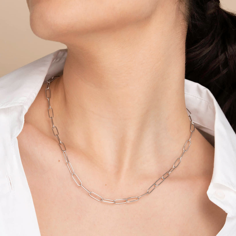 Rope Curv Silver Chain for women – The Silver Essence